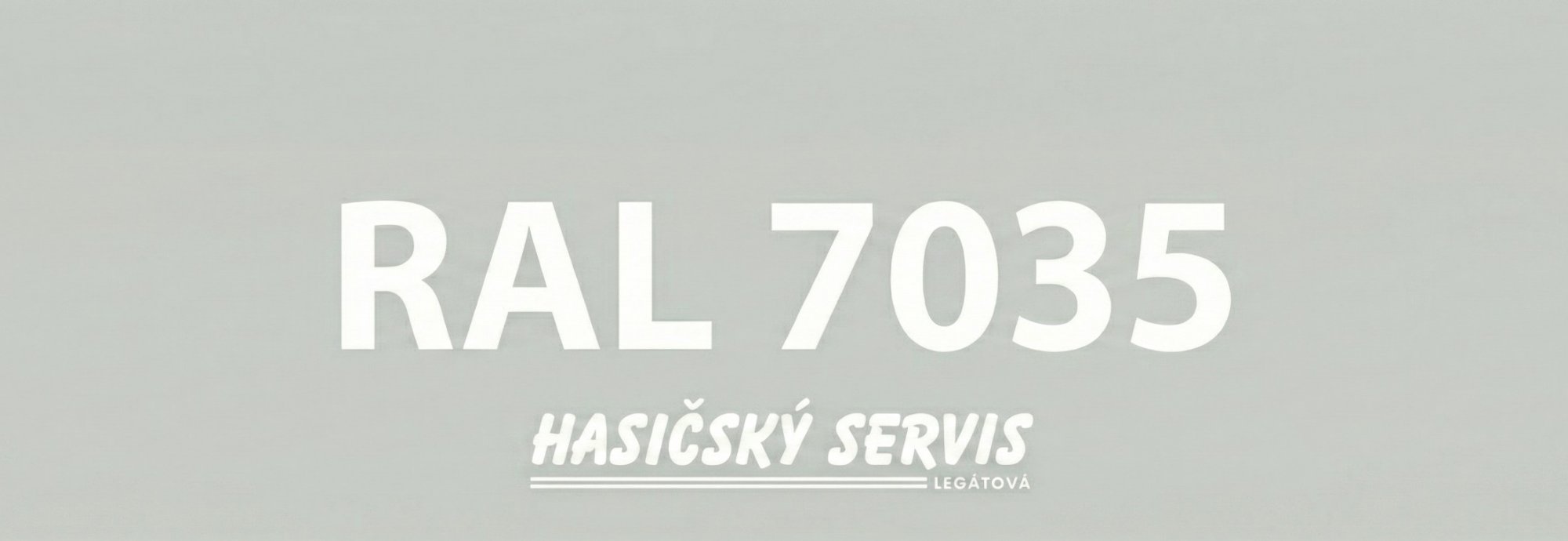 RAL 7035 | Světle šedá | Hasičský Servis Legátová